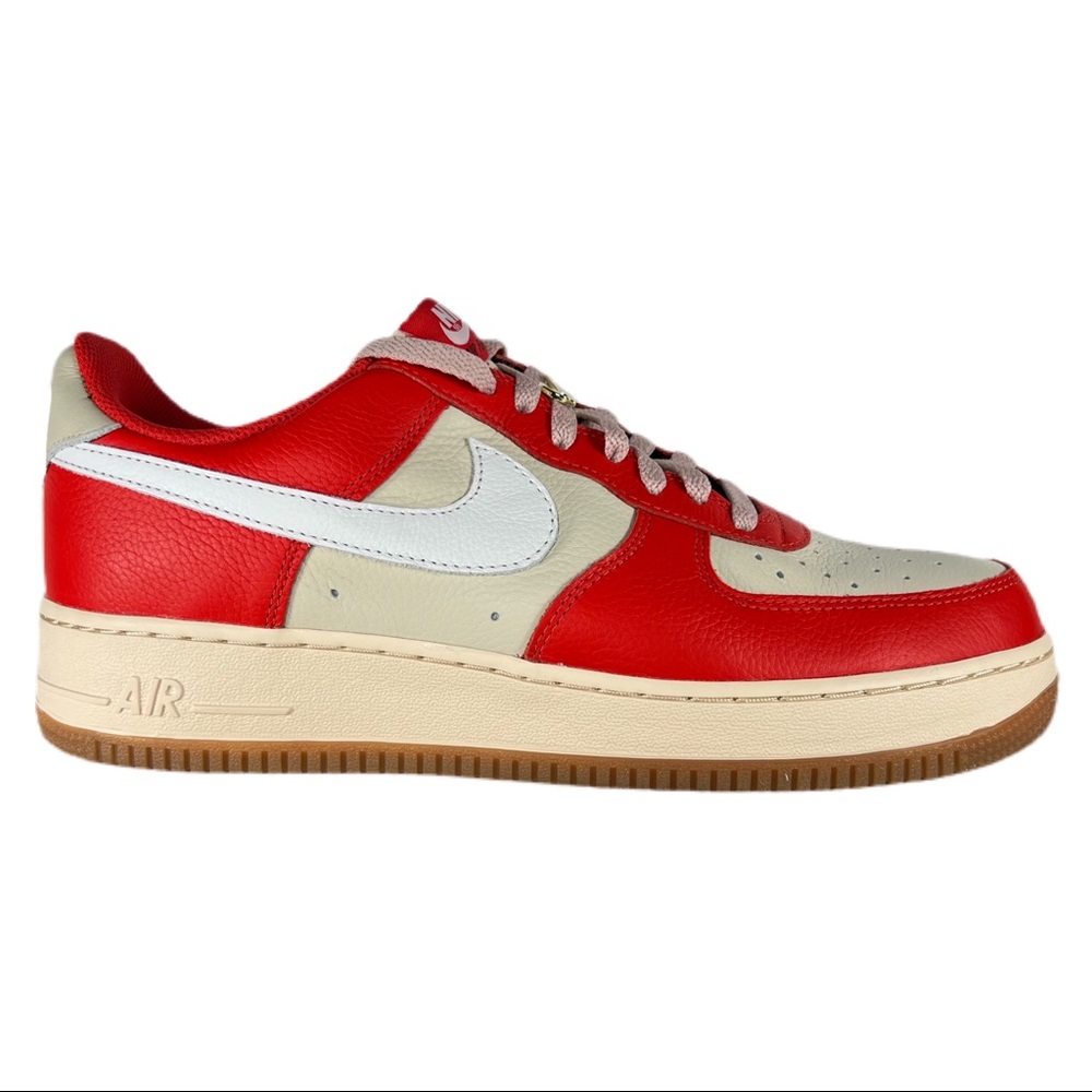 Nike Id Af1 “Crimson Red / Gum Bottom” - Gem